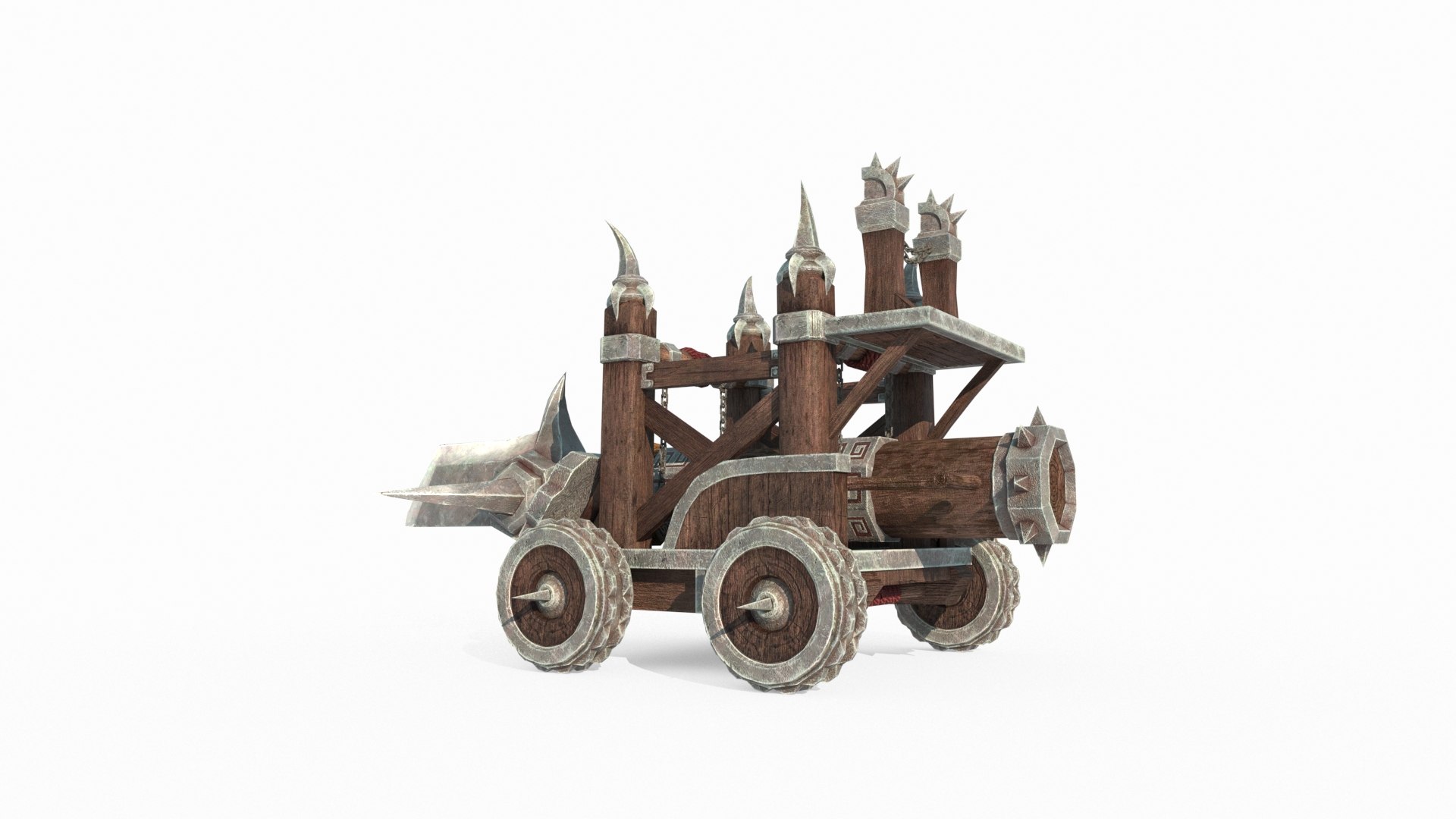 3D Ancient Siege Vehicle Model - TurboSquid 2159109