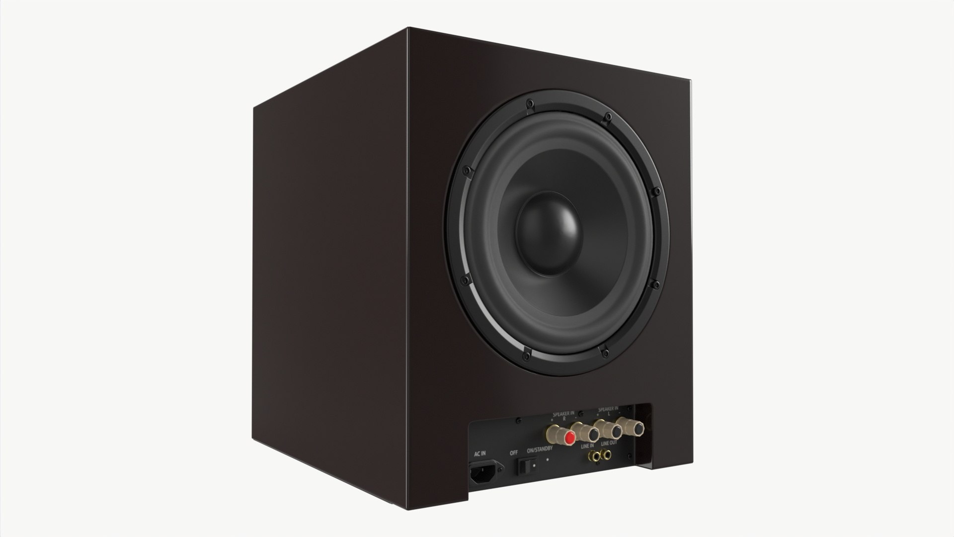 Active Subwoofer 3D Model - TurboSquid 1952175