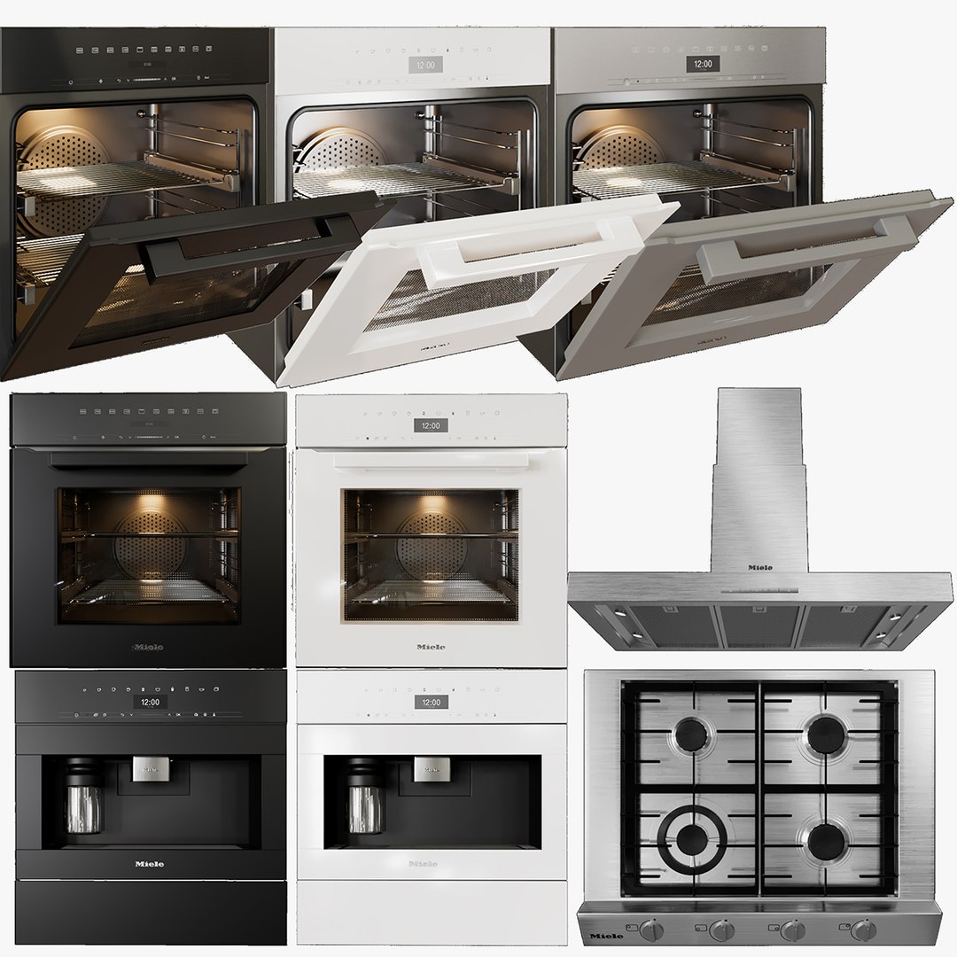 Miele Cooking Appliances Collection Model - TurboSquid 1821541