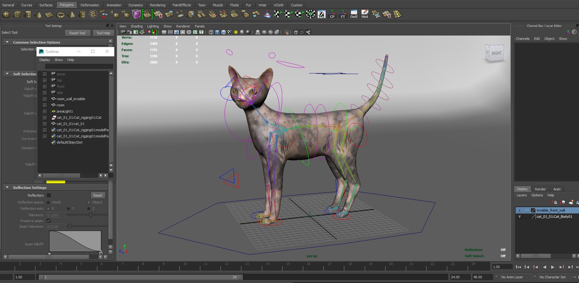 3D Cat Rigged Model - TurboSquid 1198016