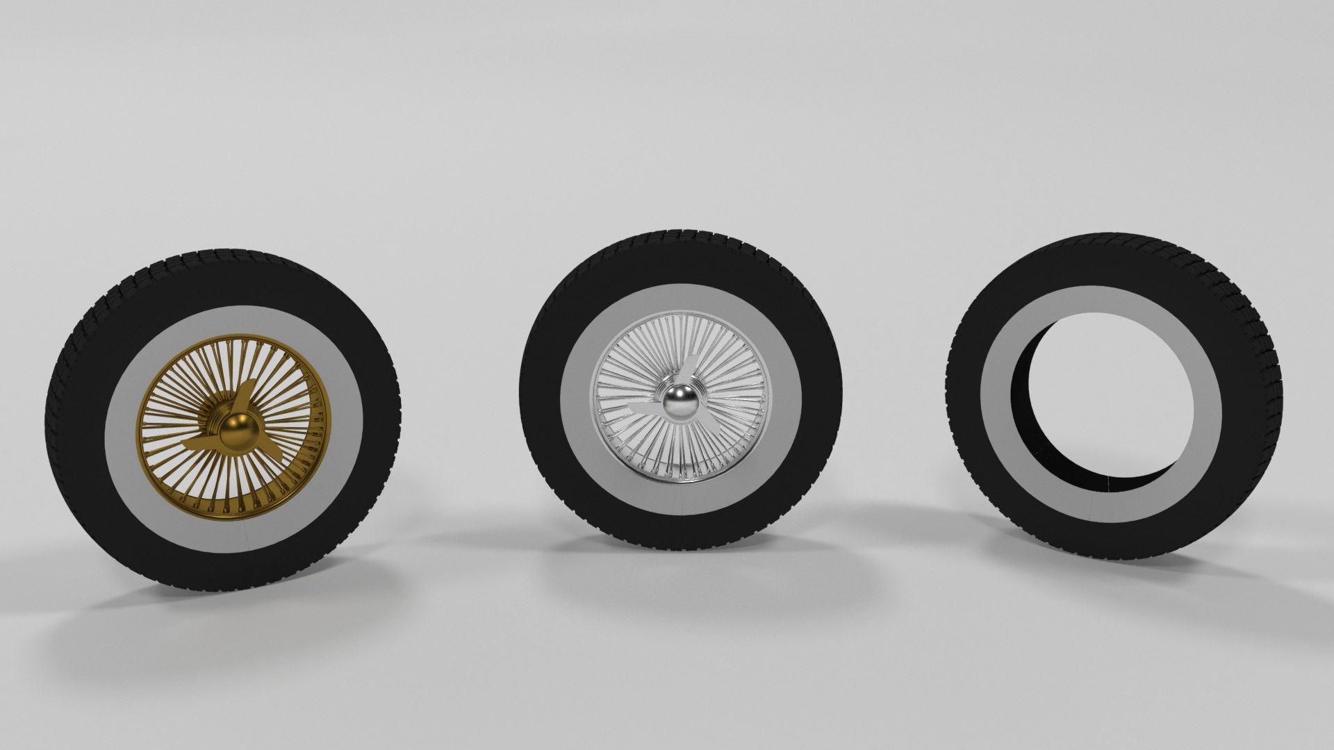 3D Lowrider Wheels - TurboSquid 2033025
