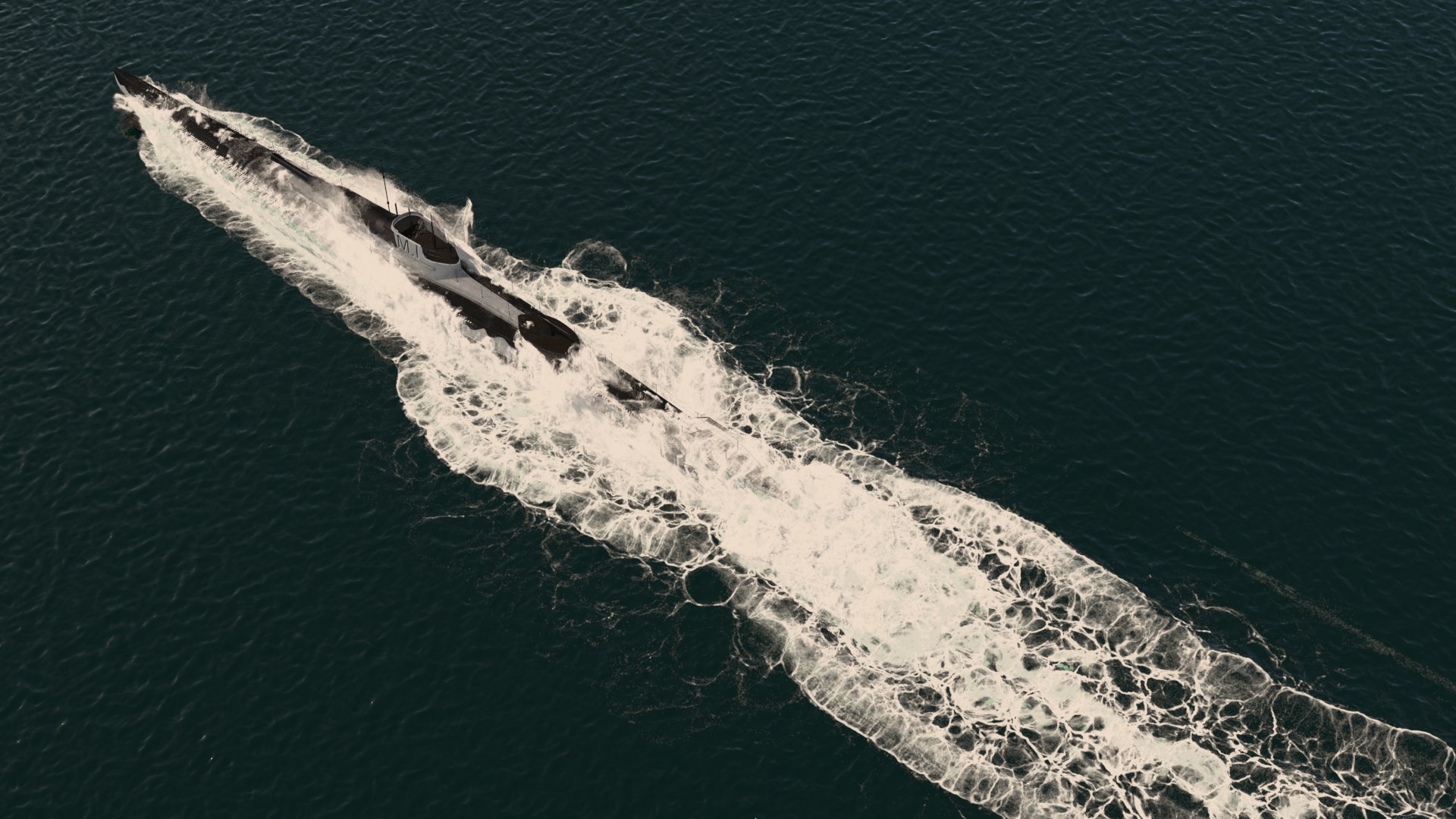 HMS M1 M-Class V2 Submarine Dynamic Simulation 3D model - TurboSquid ...