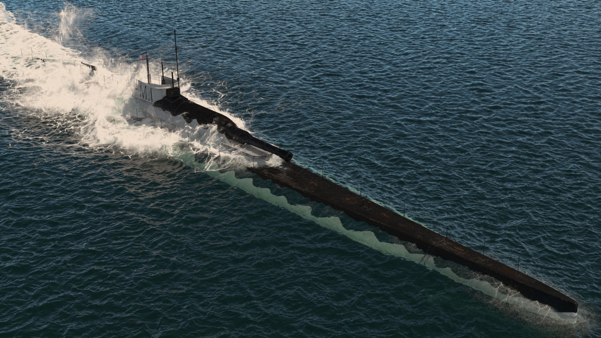 HMS M1 M-Class V2 Submarine Dynamic Simulation 3D model - TurboSquid ...