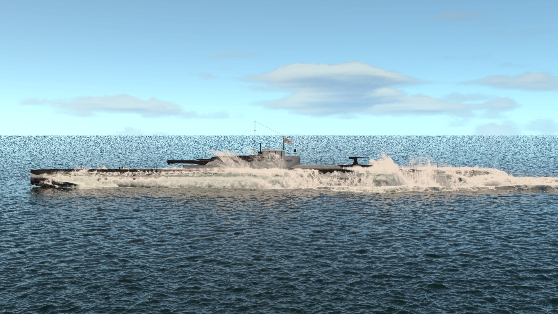 HMS M1 M-Class V2 Submarine Dynamic Simulation 3D model - TurboSquid ...
