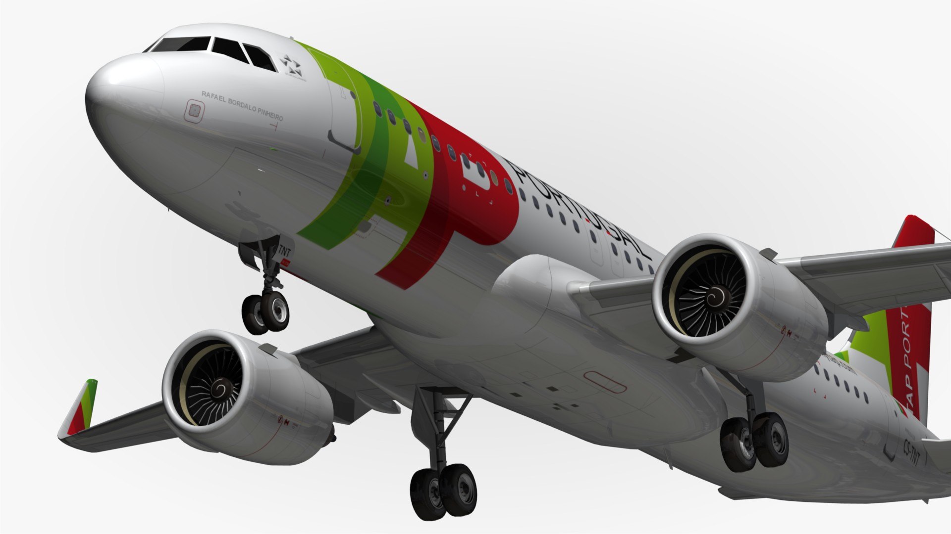 3d Model Airbus A320 Tap Portugal