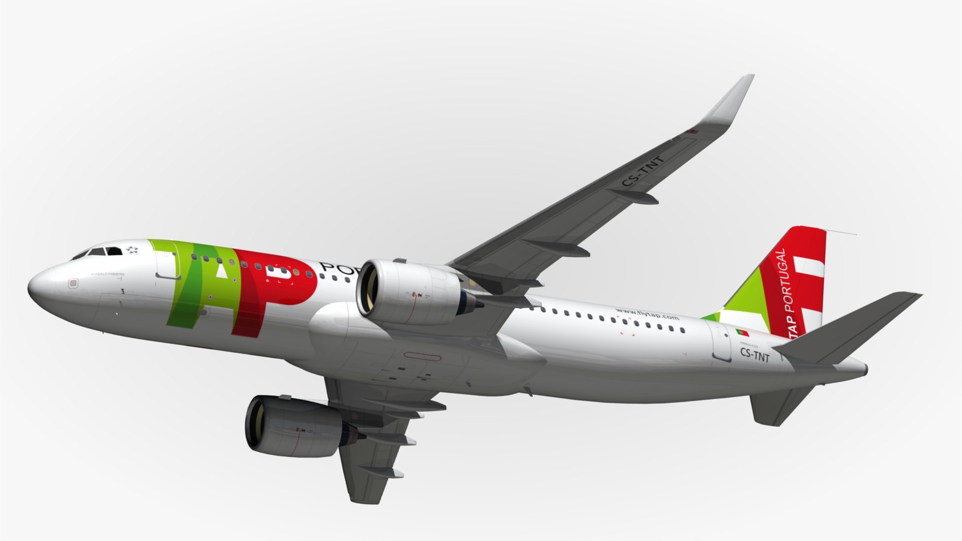 3d Model Airbus A320 Tap Portugal