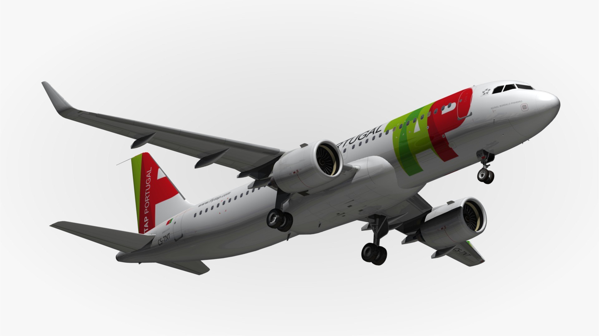 3d Model Airbus A320 Tap Portugal