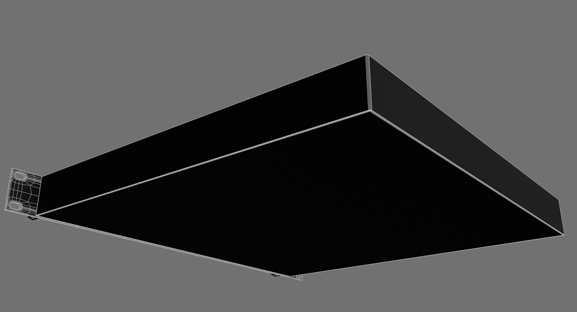 3D Basic 19-inch 1u Rack - TurboSquid 1340989