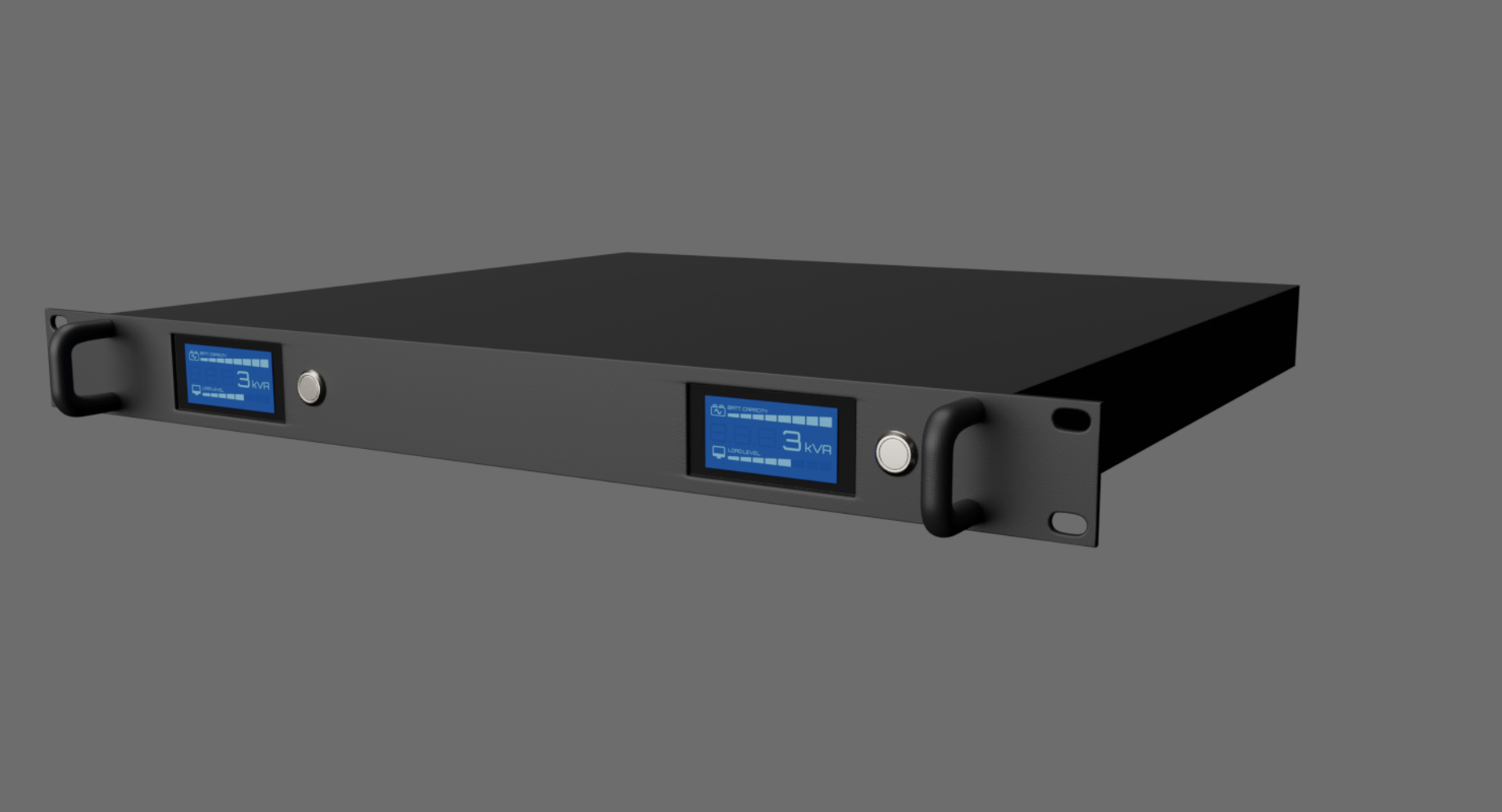 3D Basic 19-inch 1u Rack - TurboSquid 1340989