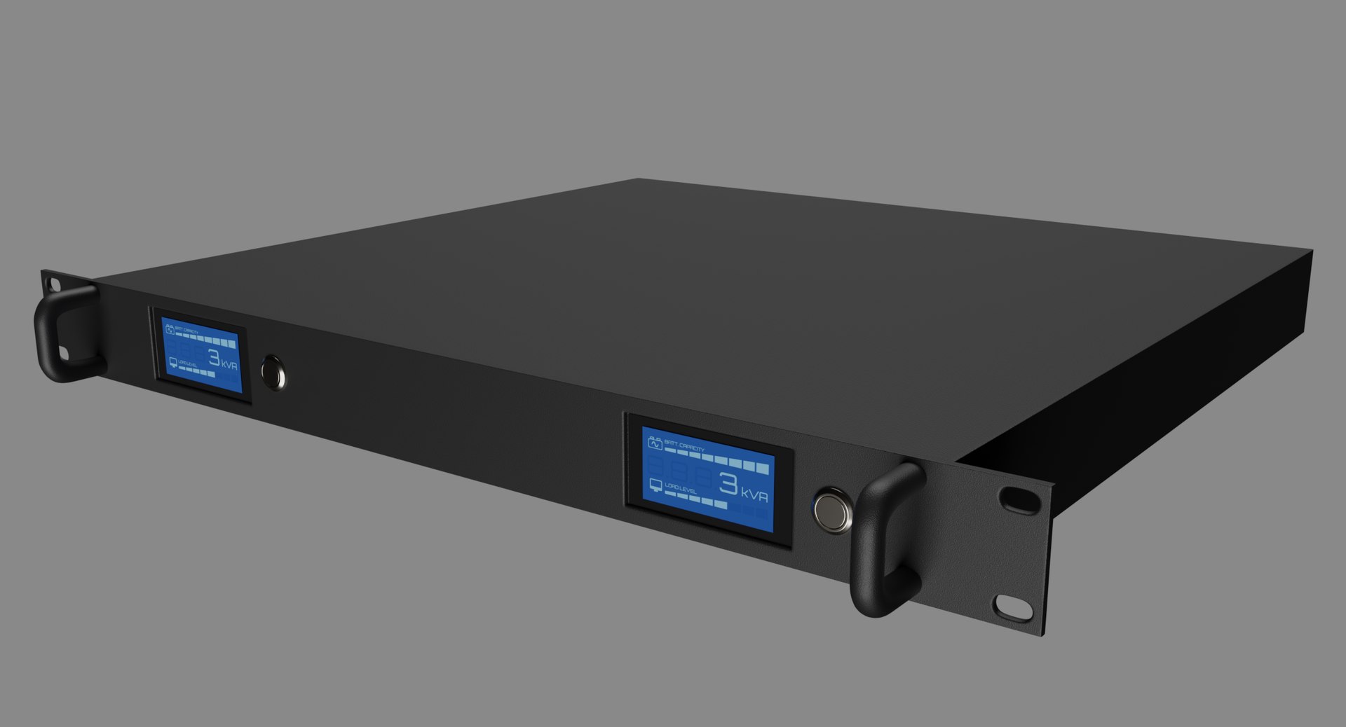 3D Basic 19-inch 1u Rack - TurboSquid 1340989