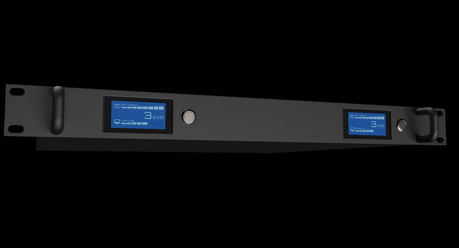 3D Basic 19-inch 1u Rack - TurboSquid 1340989