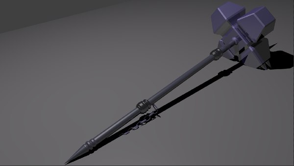 dwarven quad hammer 3d model