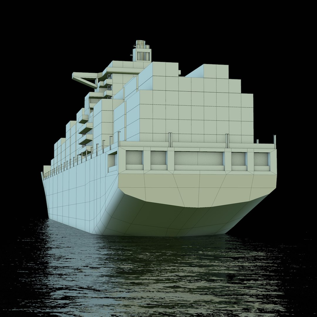 3D Cargo Ship Cosco Model - TurboSquid 1153525
