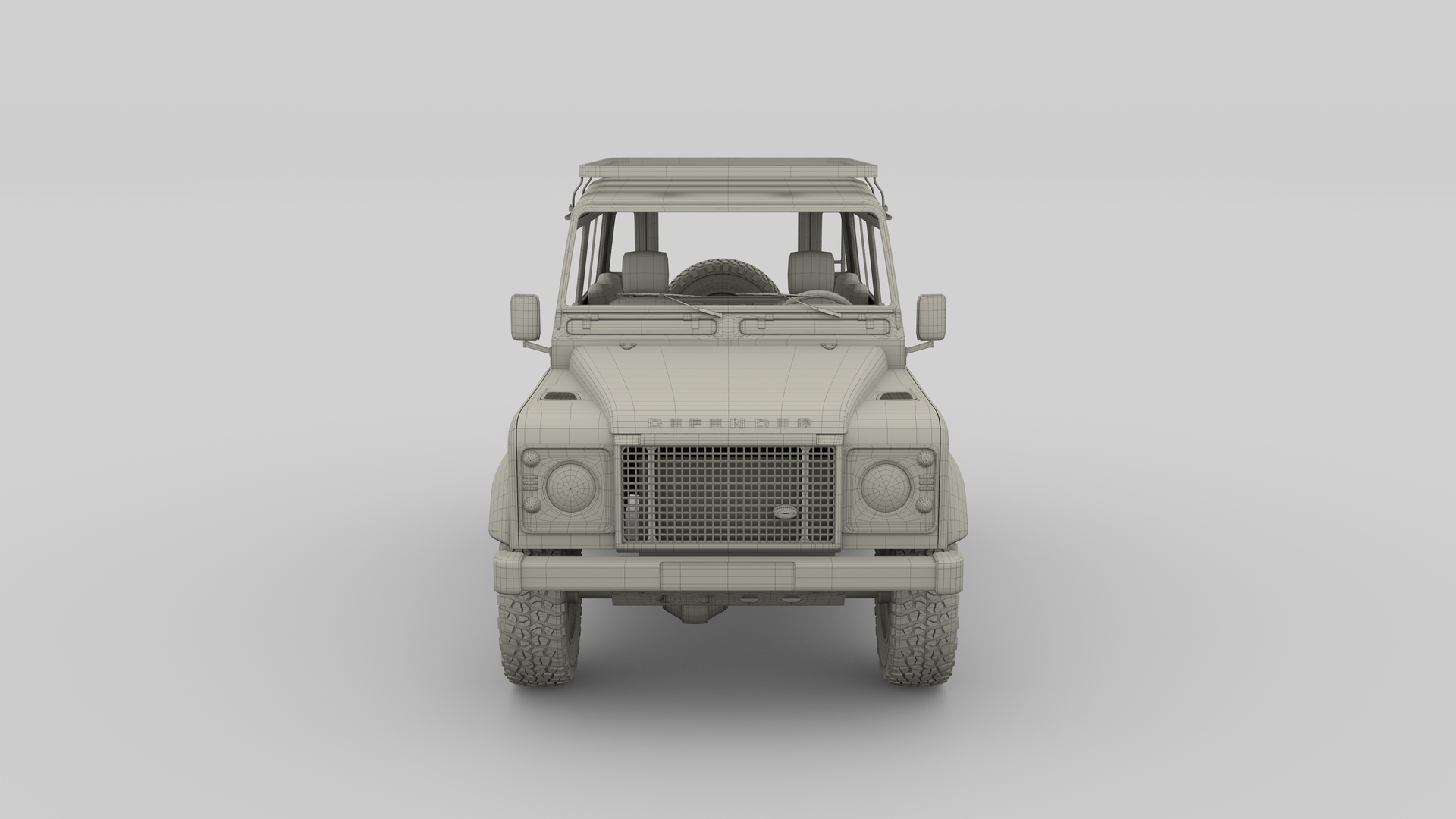 3D Land Rover Defender 90 - TurboSquid 1283482