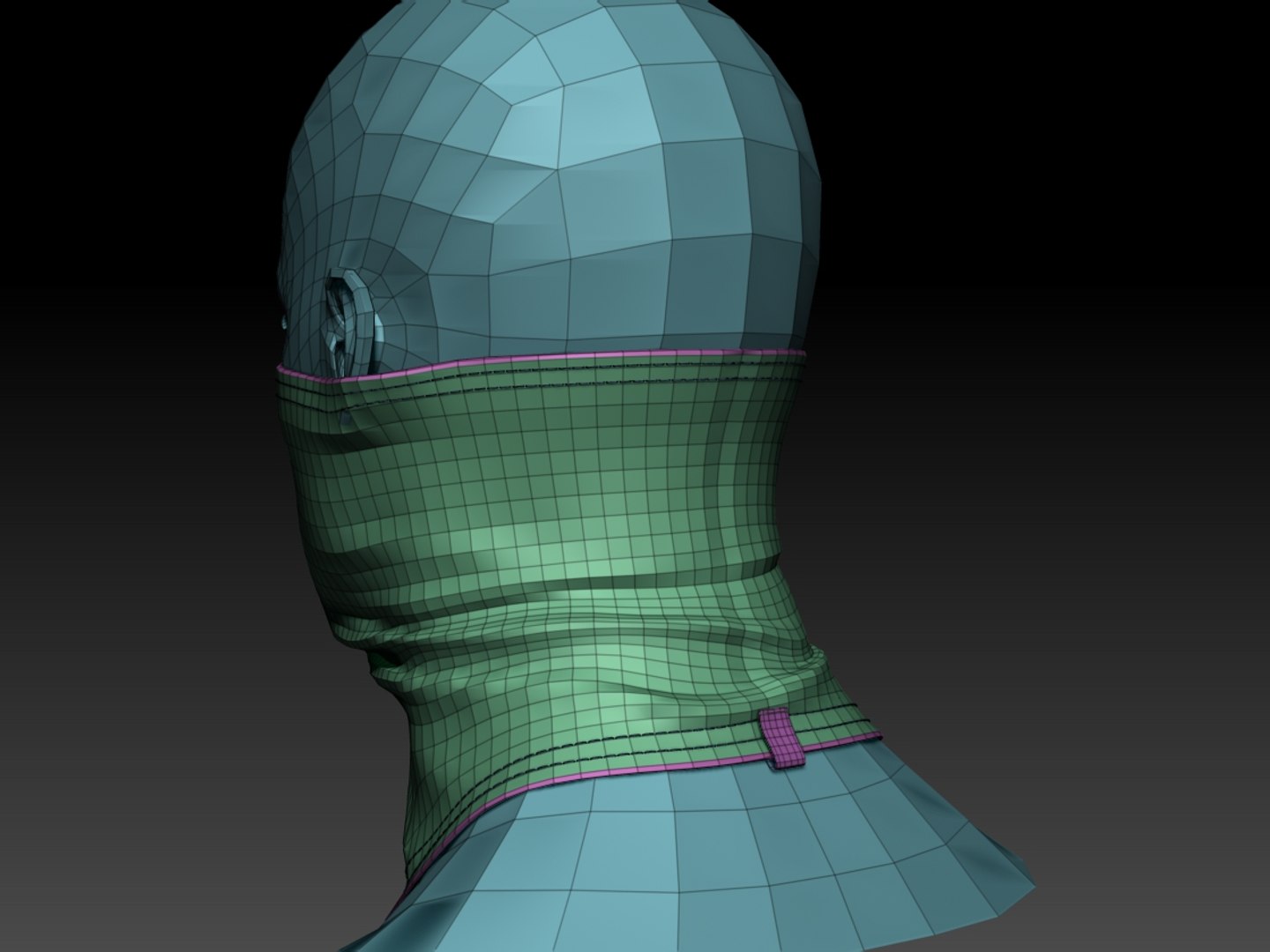 3D Model Balaclava Mask - TurboSquid 1468393
