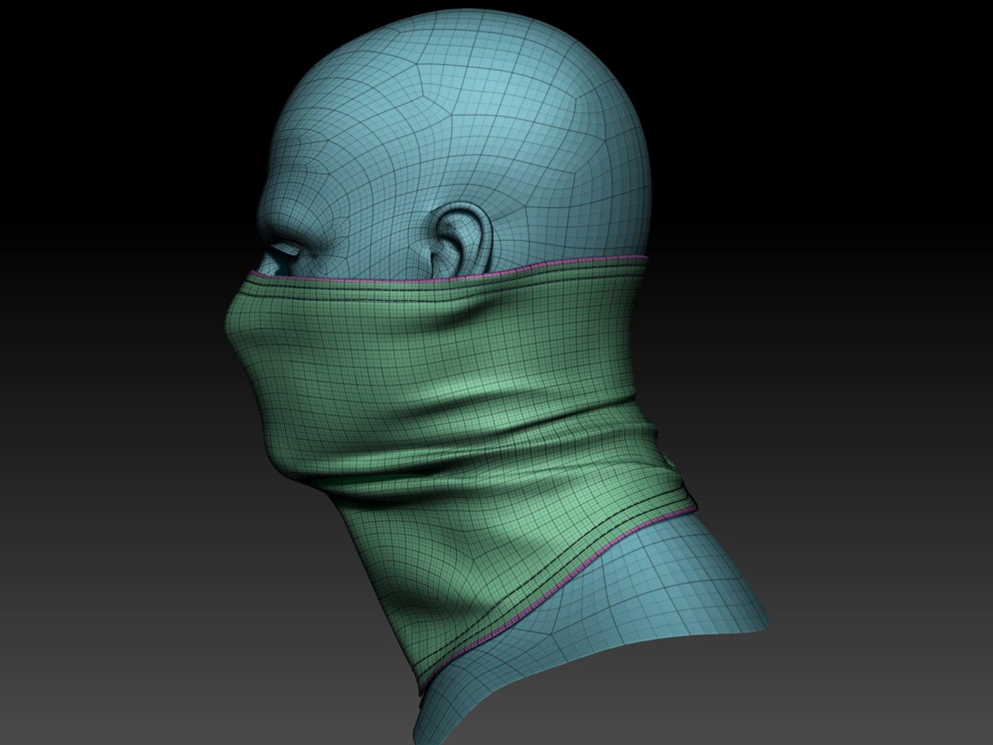 3D Model Balaclava Mask - TurboSquid 1468393