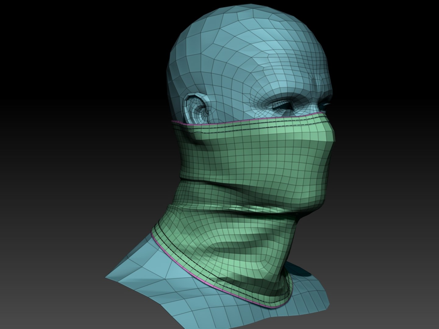 3D Model Balaclava Mask - TurboSquid 1468393