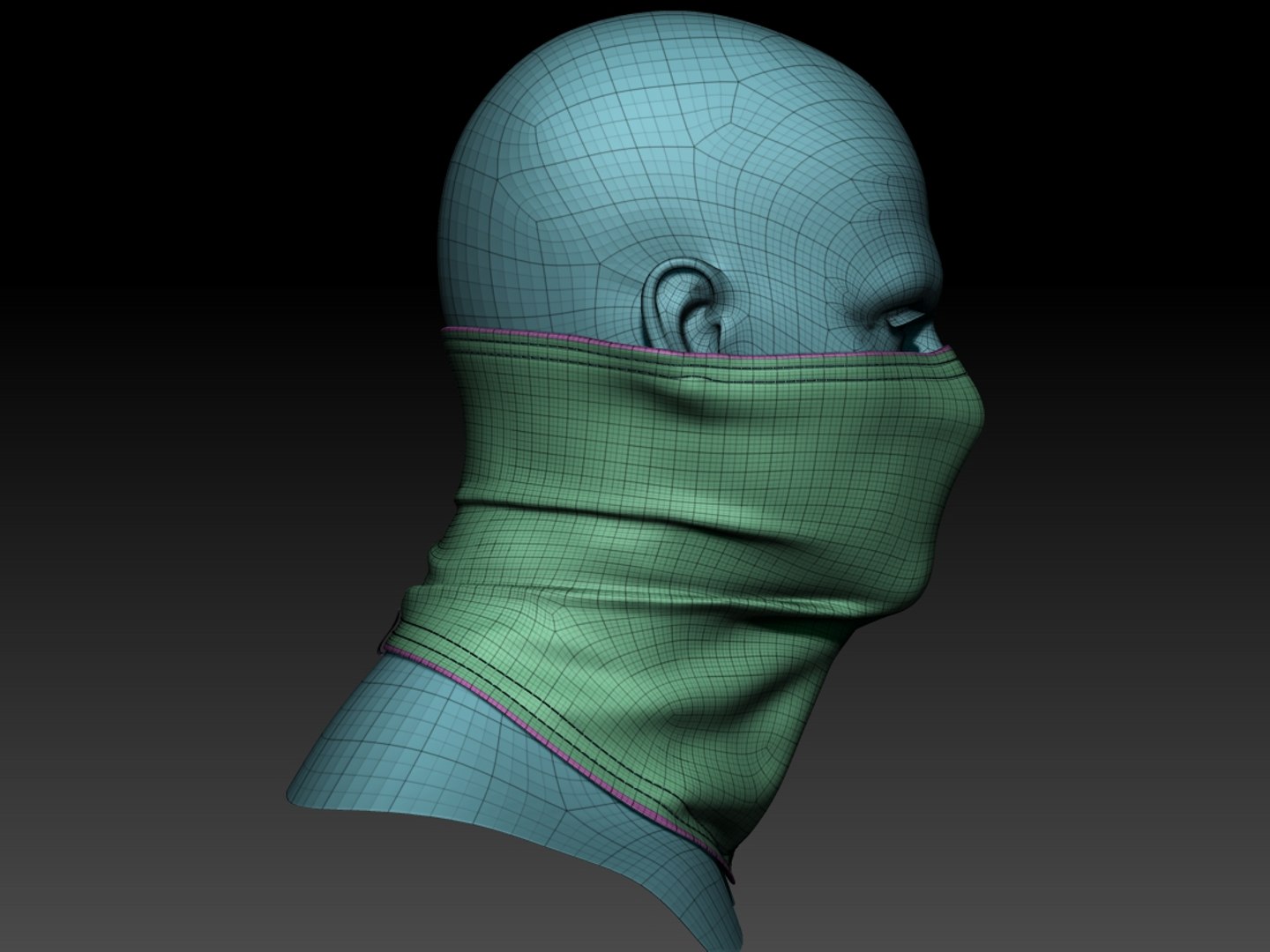 3D Model Balaclava Mask - TurboSquid 1468393