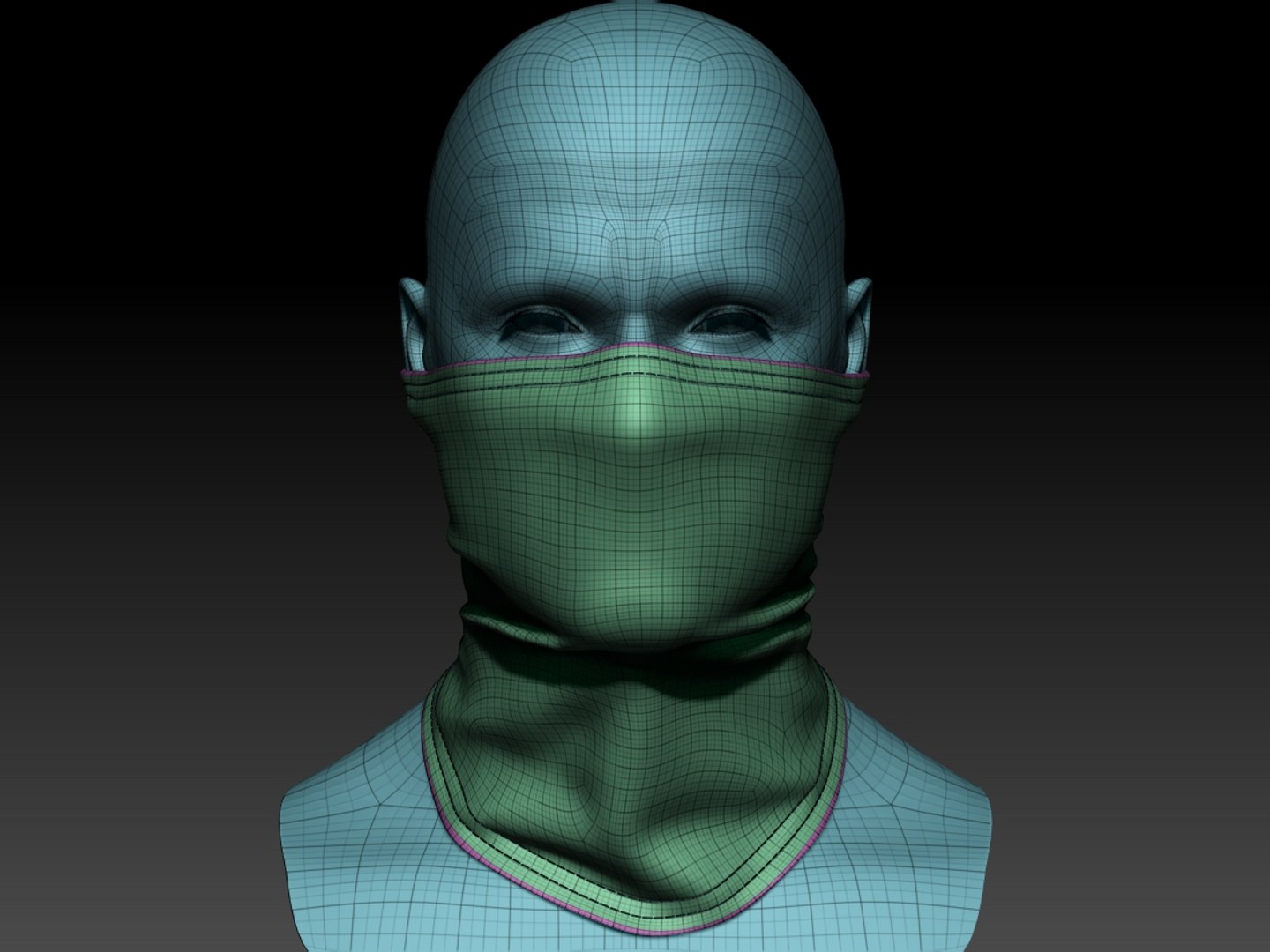 3D Model Balaclava Mask - TurboSquid 1468393