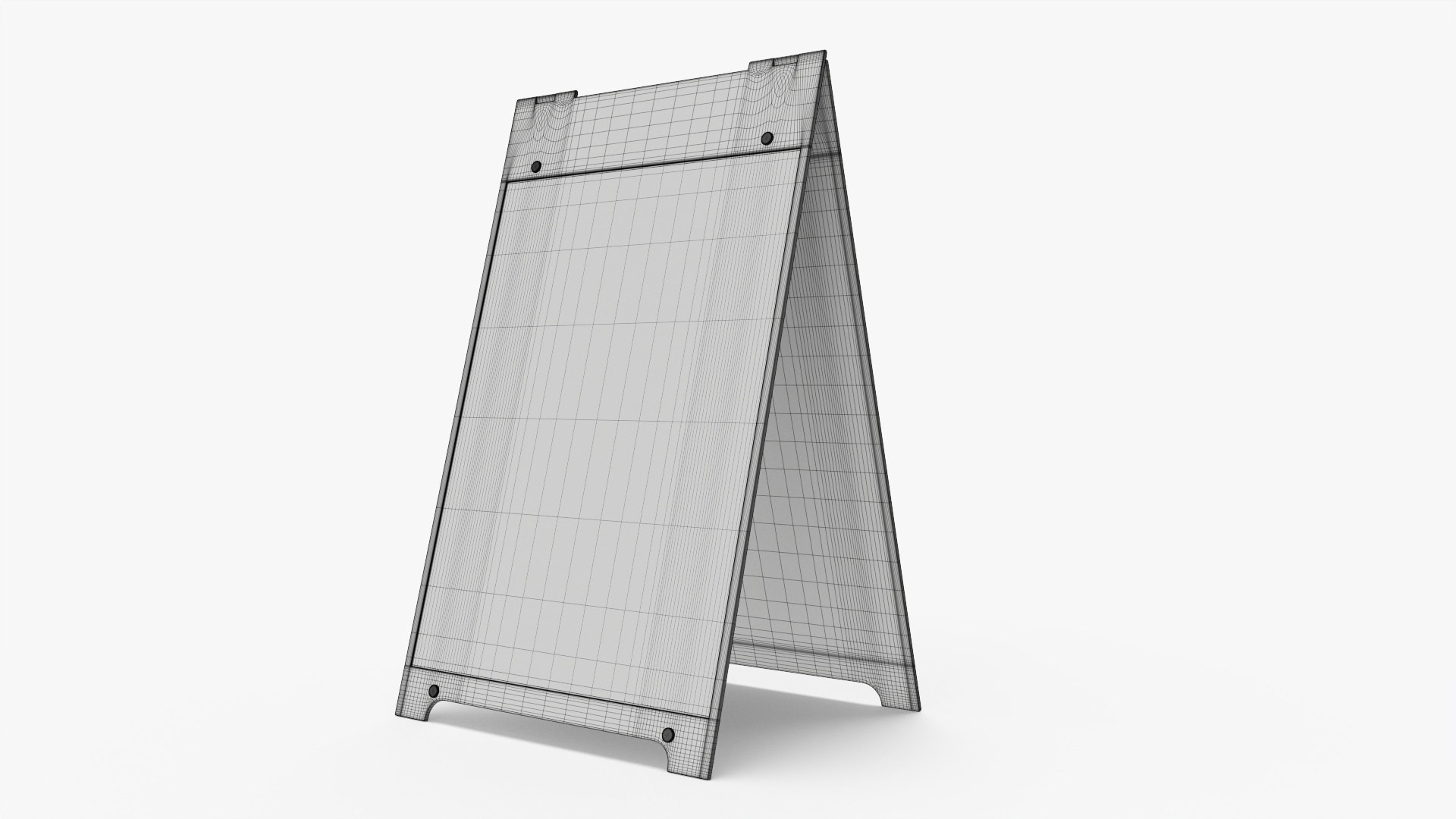 3D Ad Advertising Stand - TurboSquid 1697266