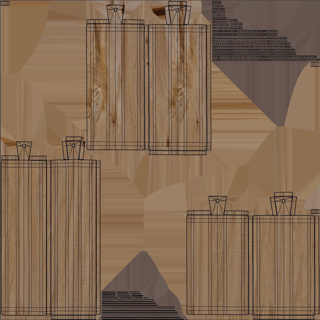 Realistic Boards Teak Set 3D - TurboSquid 1464737