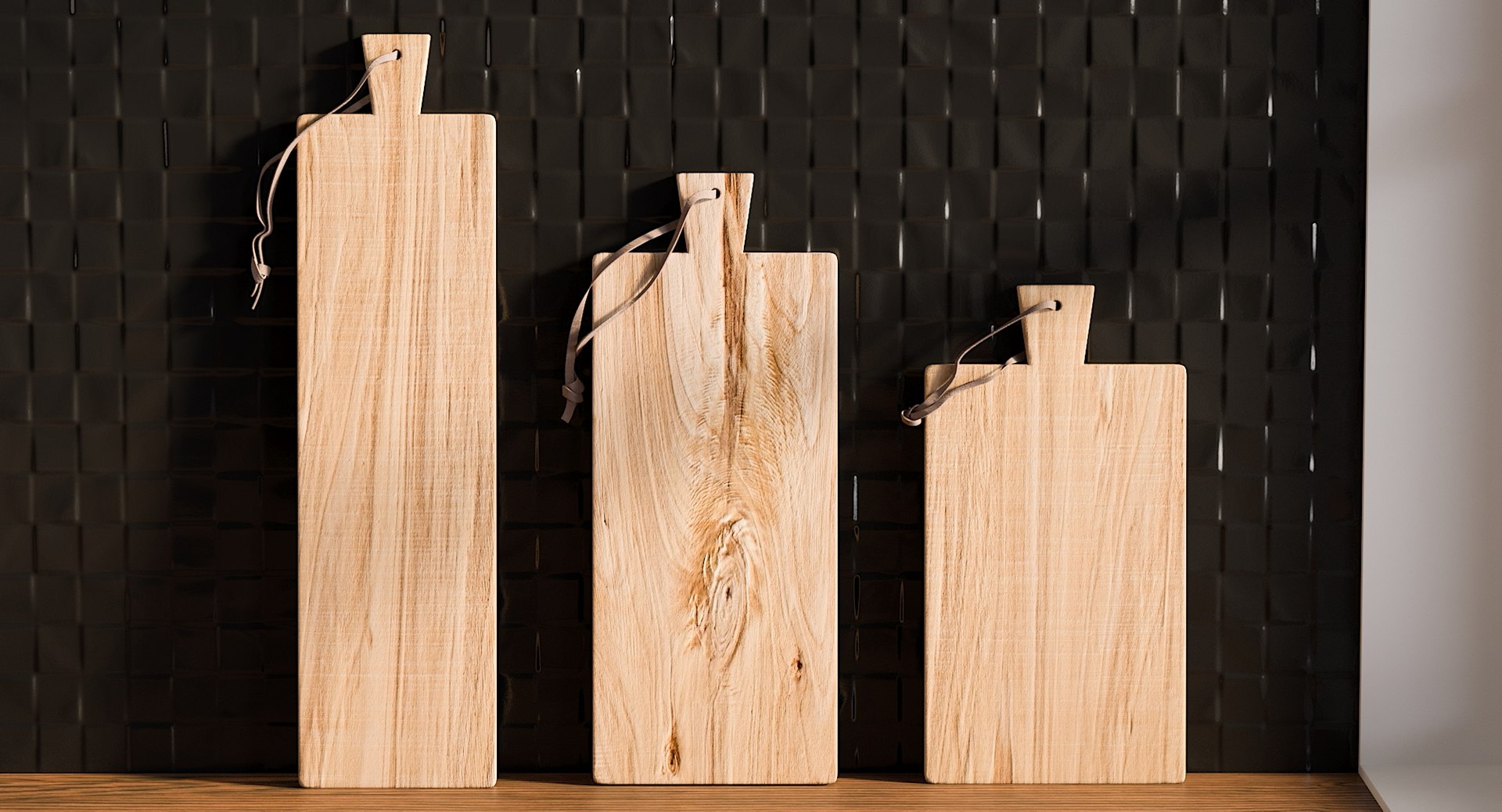 Realistic Boards Teak Set 3D - TurboSquid 1464737