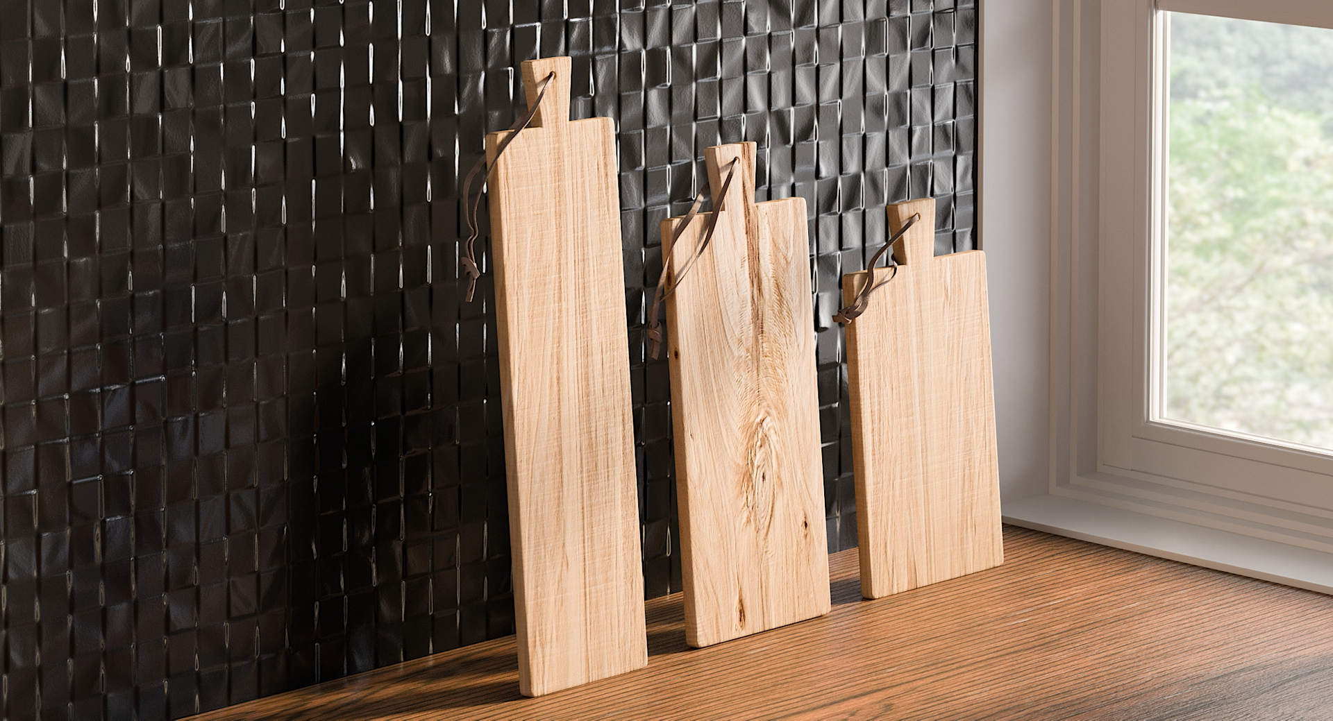 Realistic Boards Teak Set 3D - TurboSquid 1464737