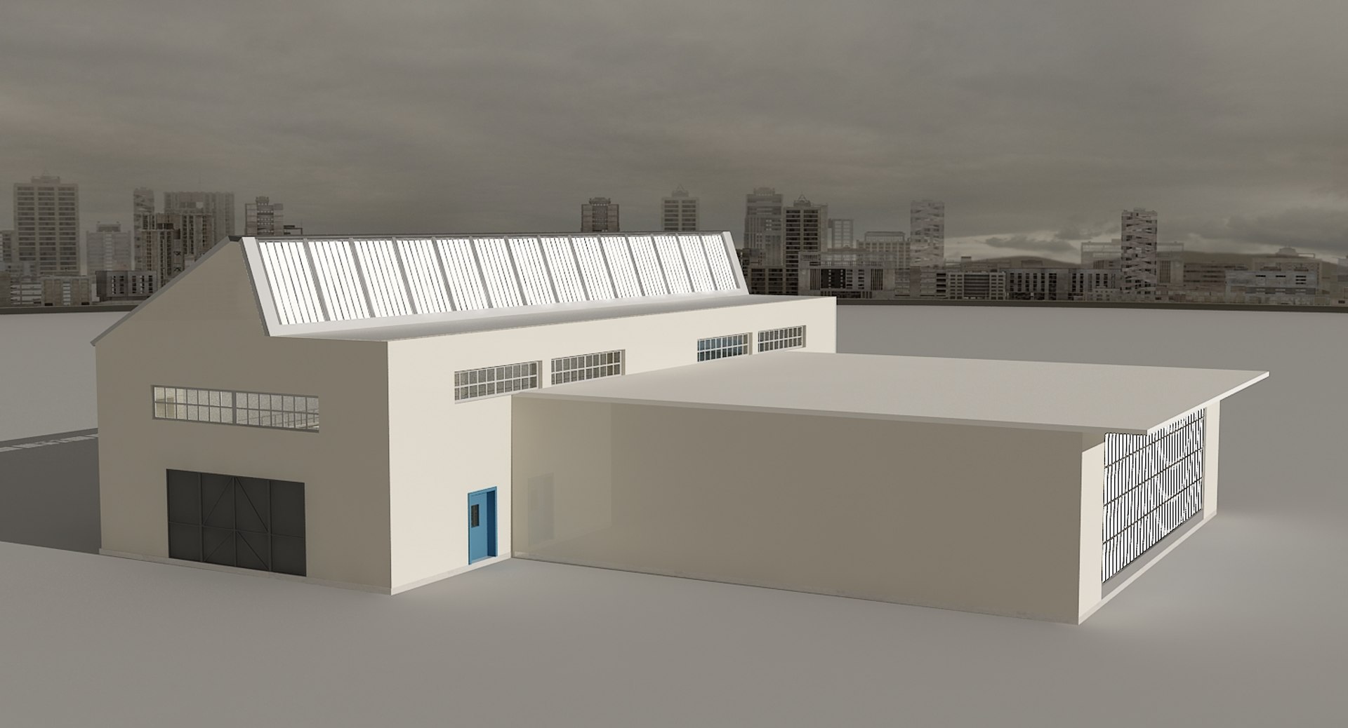 3D Large Warehouse Model - TurboSquid 1352973