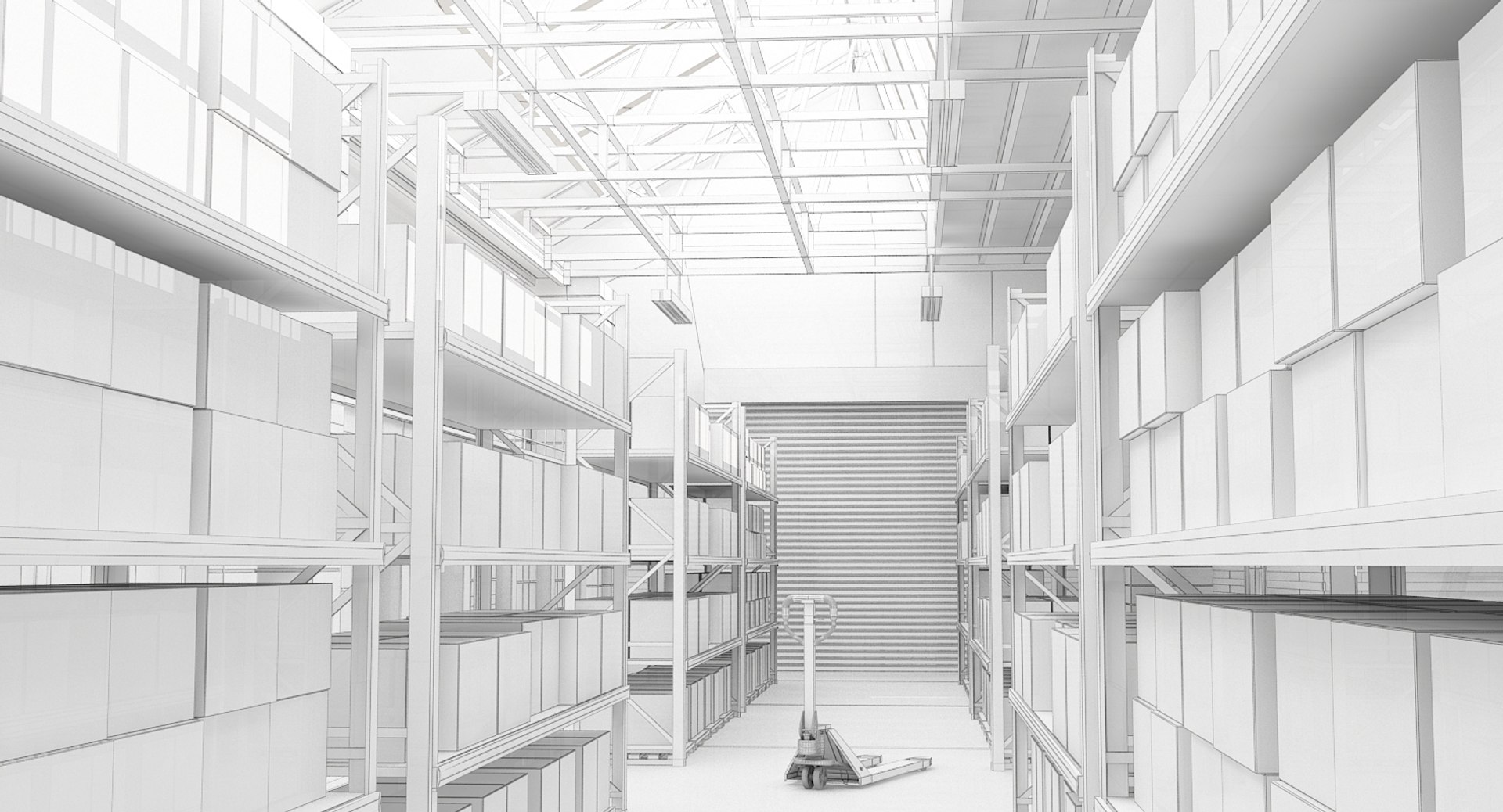 3D Large Warehouse Model - TurboSquid 1352973