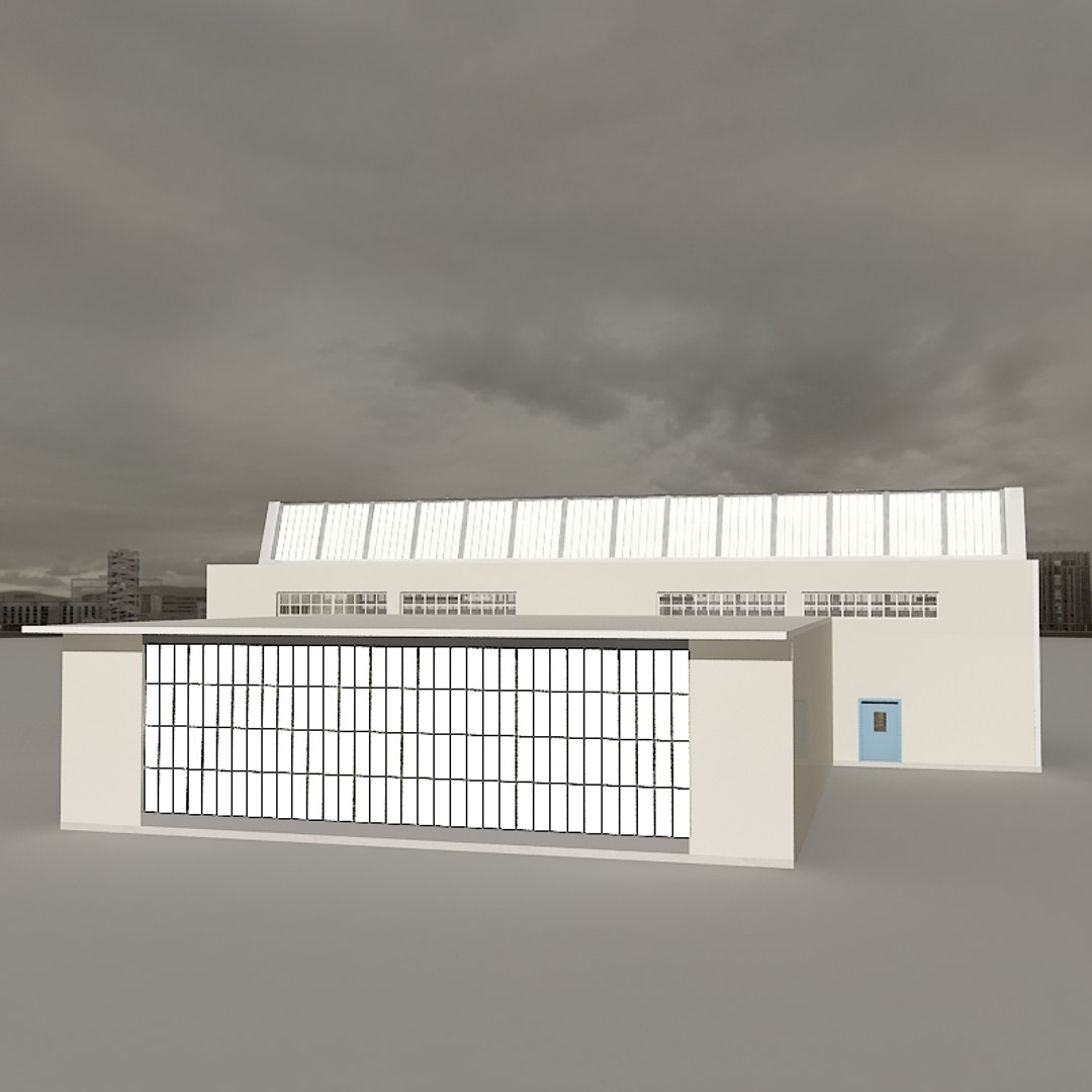 3D large warehouse model - TurboSquid 1352973