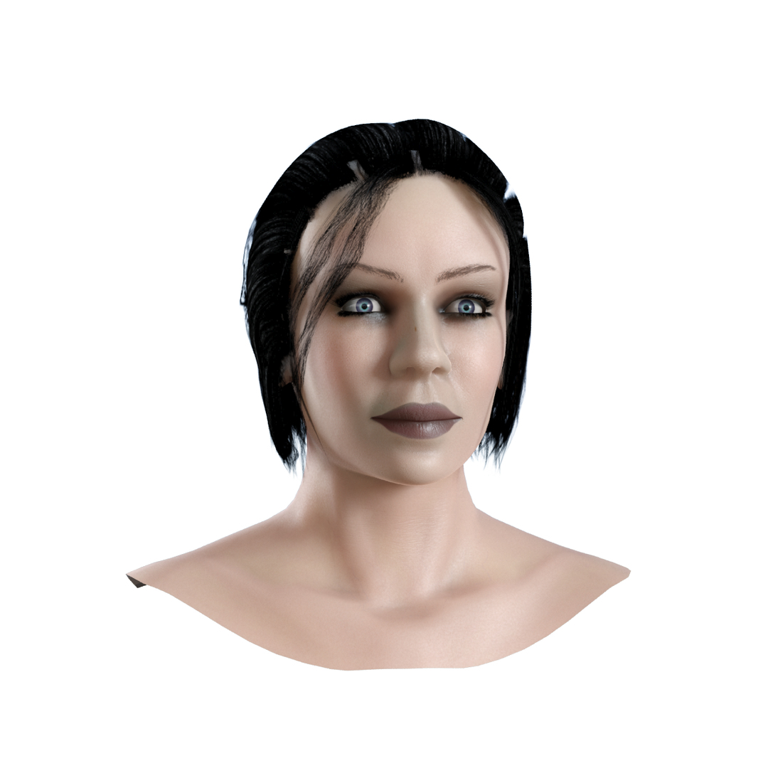 Human Head 3d 3ds