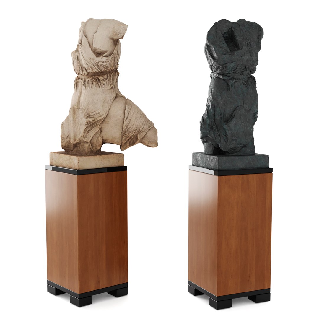 3D Model Roman Woman Torso Sculpture - TurboSquid 1945889