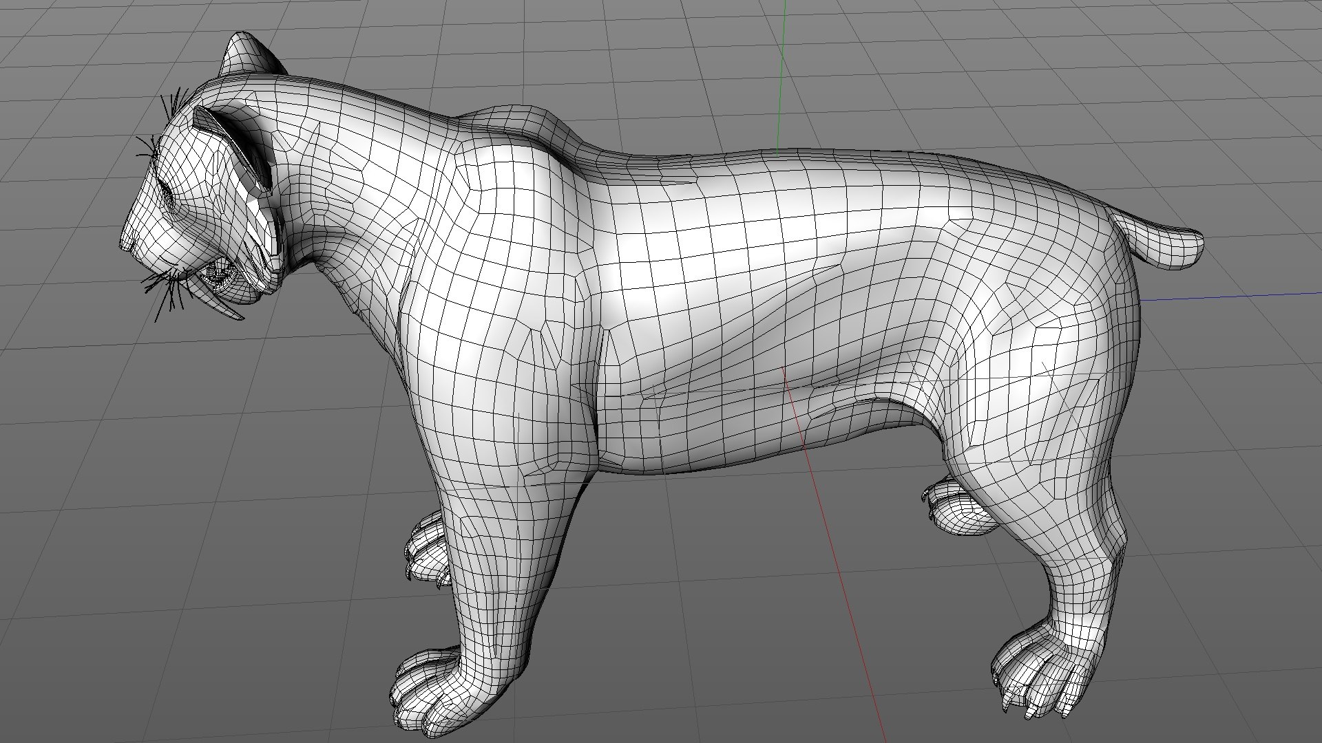 Saber tooth tiger 3D model - TurboSquid 1689617