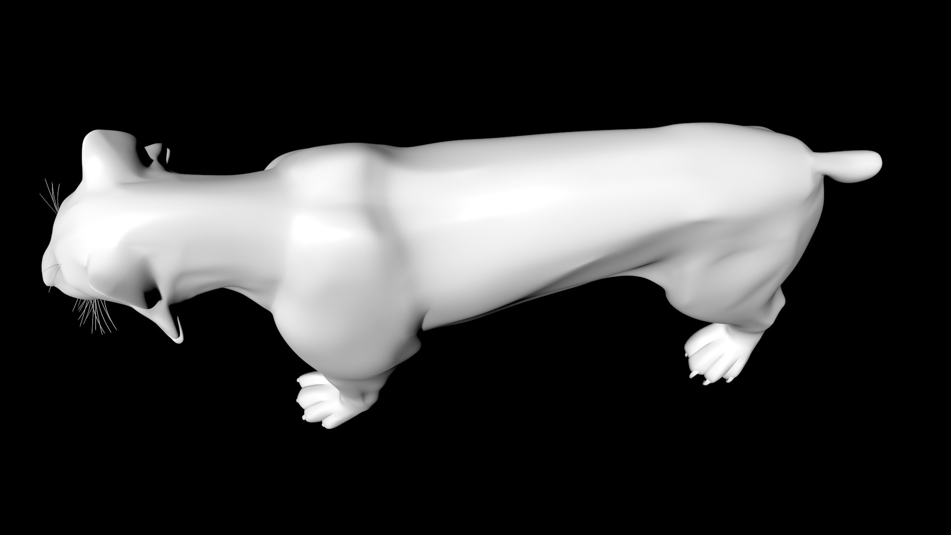 Saber tooth tiger 3D model - TurboSquid 1689617