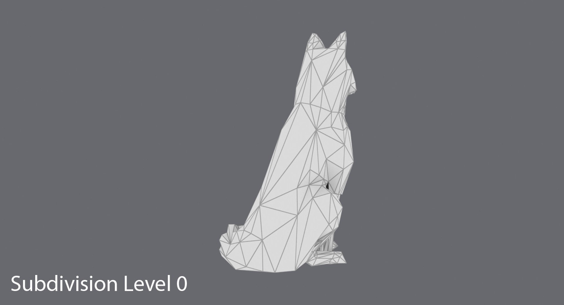3D Fox---sit Model - TurboSquid 1192972