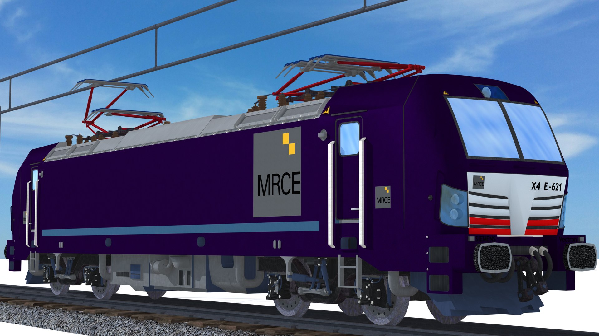 Siemens Vectron 193 621 Mrce - Mitsui Rail Capital Europe 3D ...