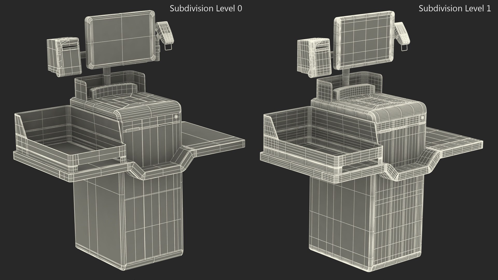 Self Checkout Machine StrongPoint 3D model - TurboSquid 2015854