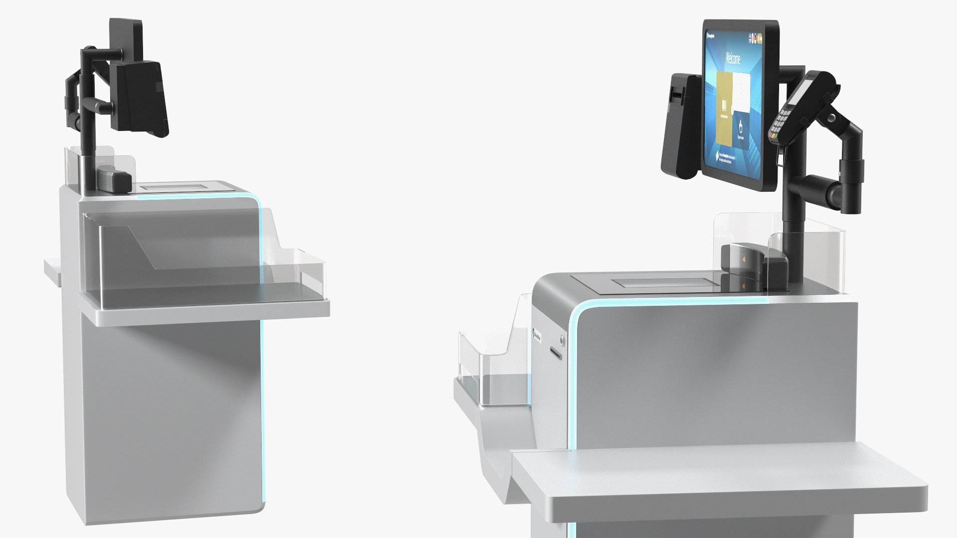 Self Checkout Machine StrongPoint 3D Model - TurboSquid 2015854