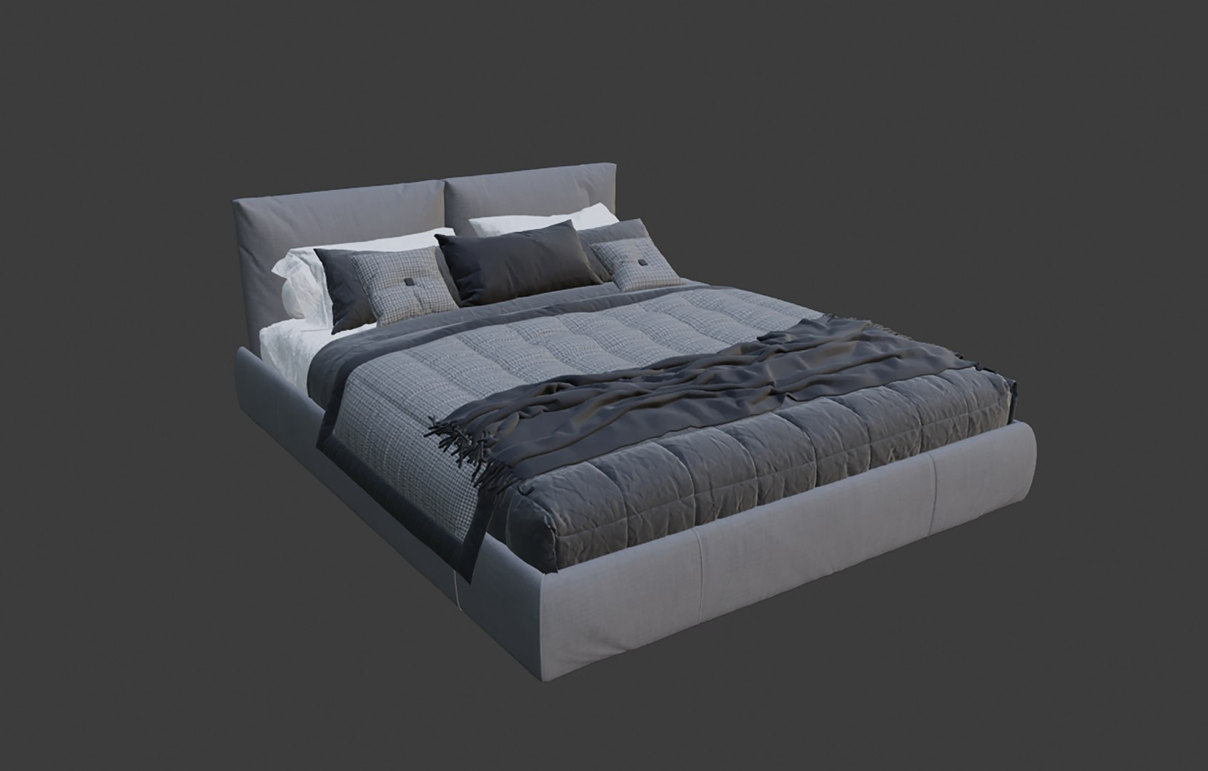 Free 3D Free 3d Bed - TurboSquid 1804046