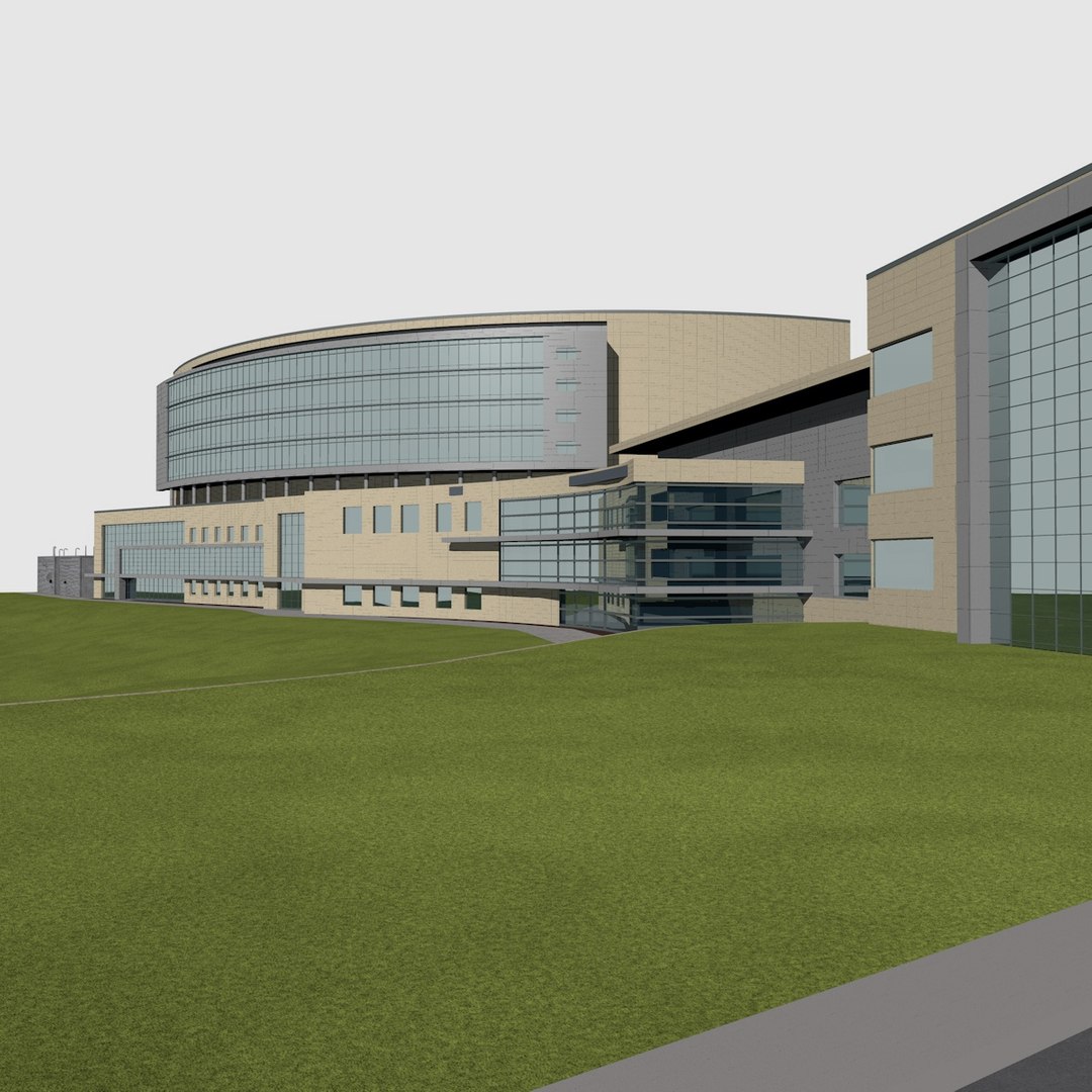 Hospital Glass Brick Model - TurboSquid 1261892