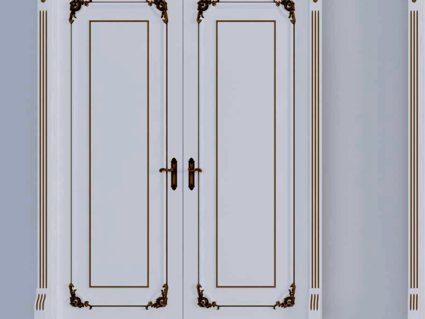 Double Door 3D Model - TurboSquid 2043017
