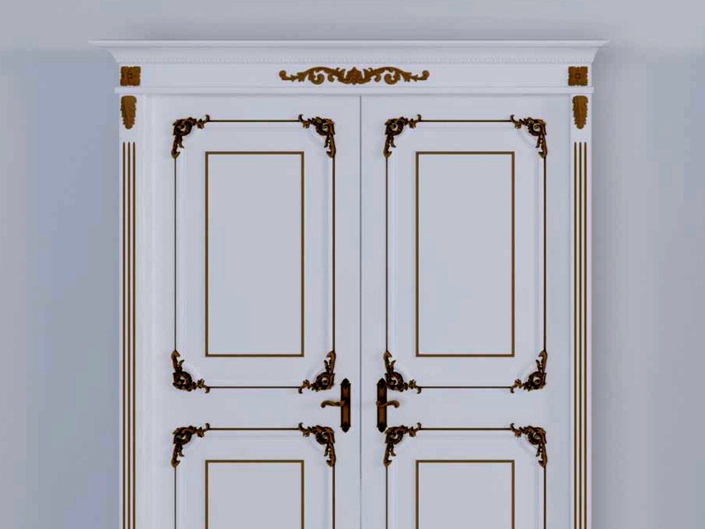 Double Door 3D Model - TurboSquid 2043017