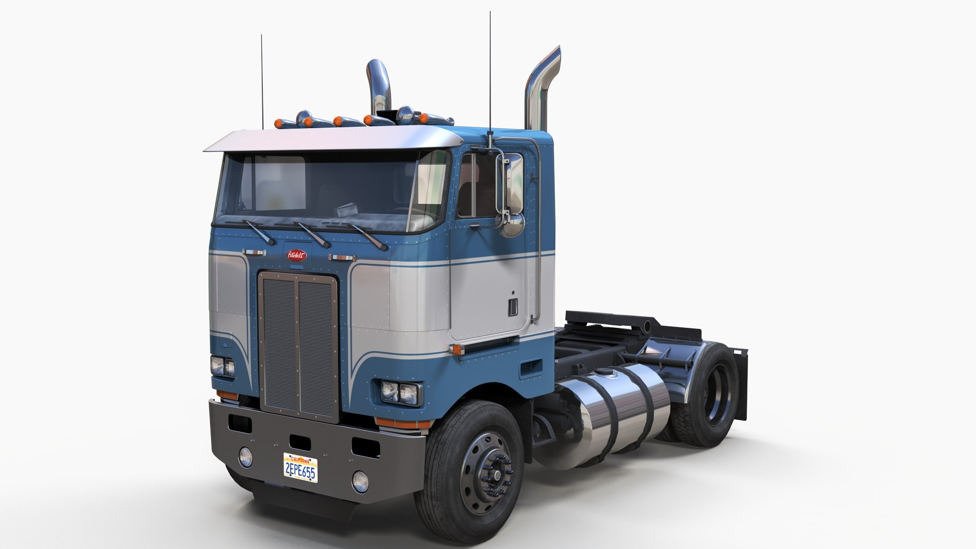 3D Peterbilt 362 Single Axle Truck Model - TurboSquid 2064424