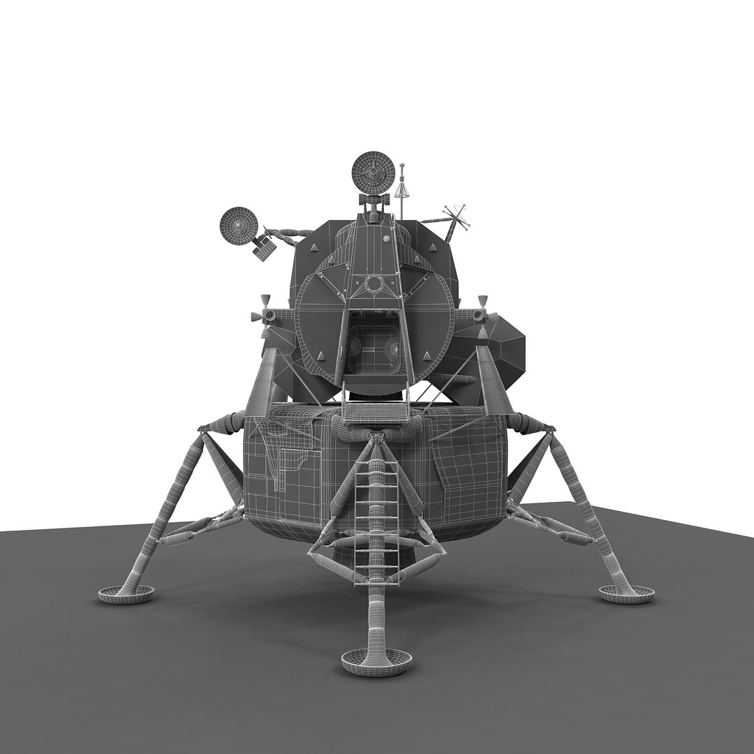 Lunar module apollo 11 3D model - TurboSquid 1195735