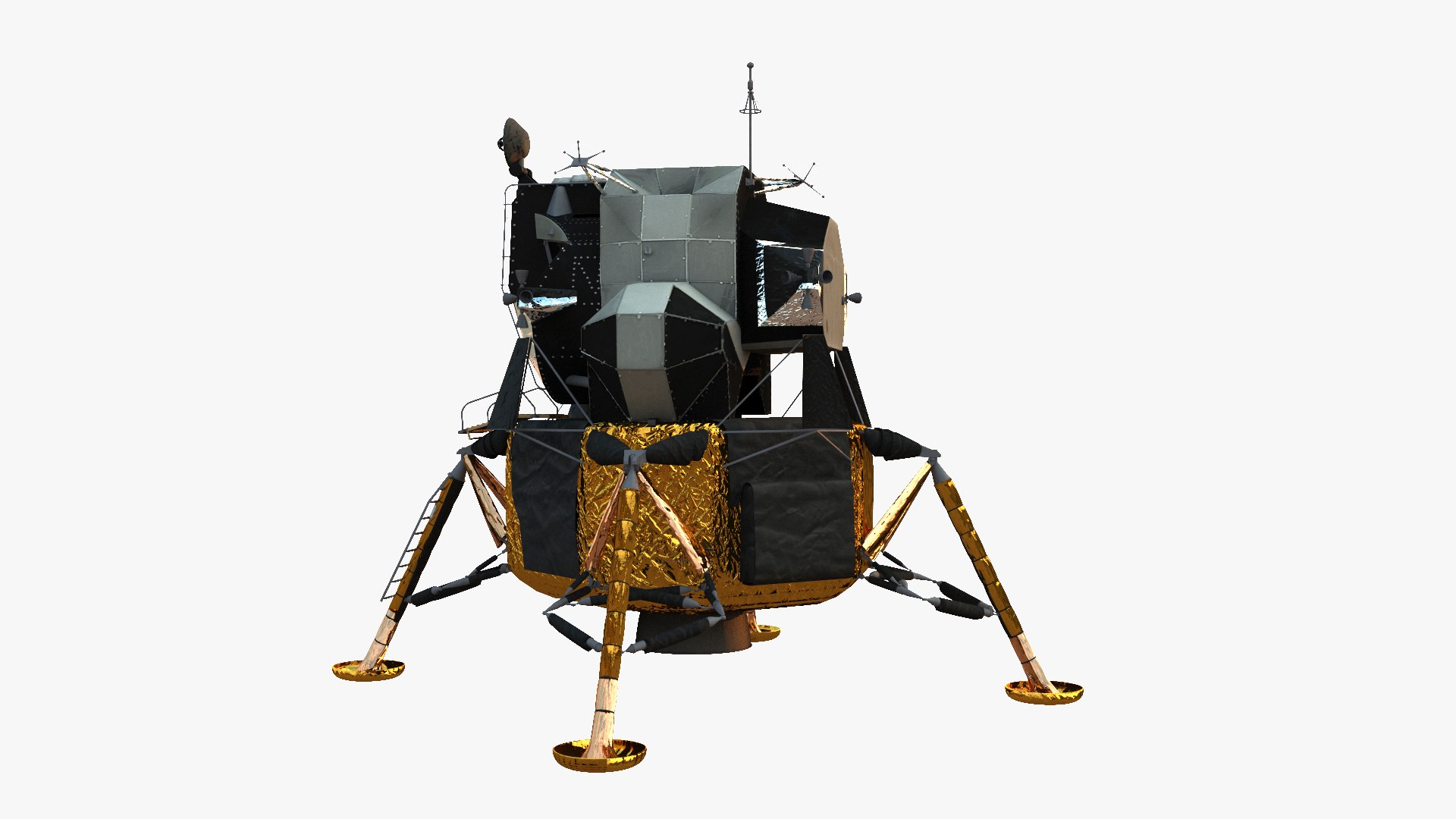 Lunar module apollo 11 3D model - TurboSquid 1195735