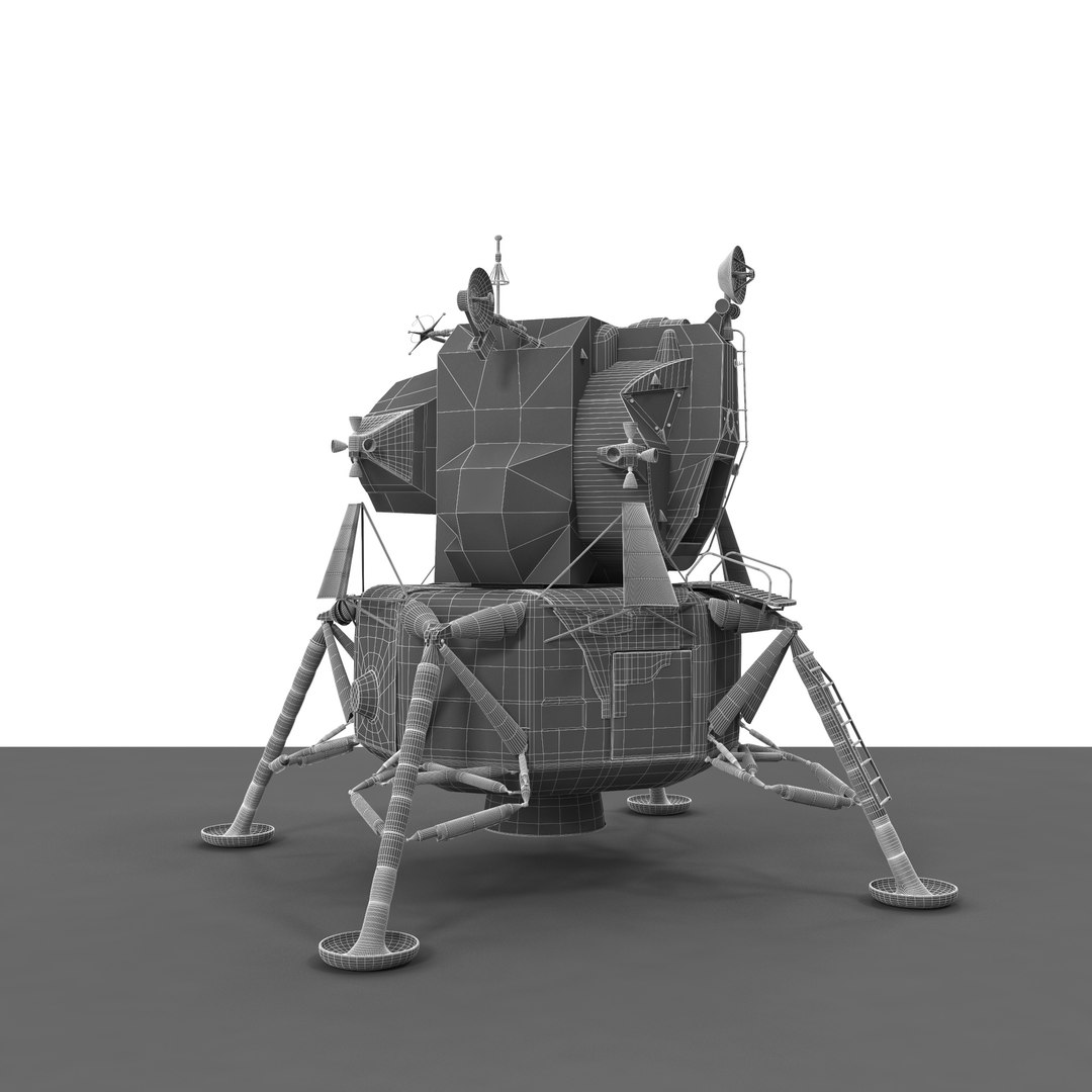Lunar module apollo 11 3D model - TurboSquid 1195735