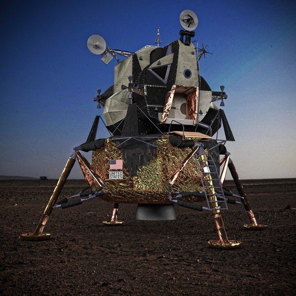 Lunar module apollo 11 3D model - TurboSquid 1195735