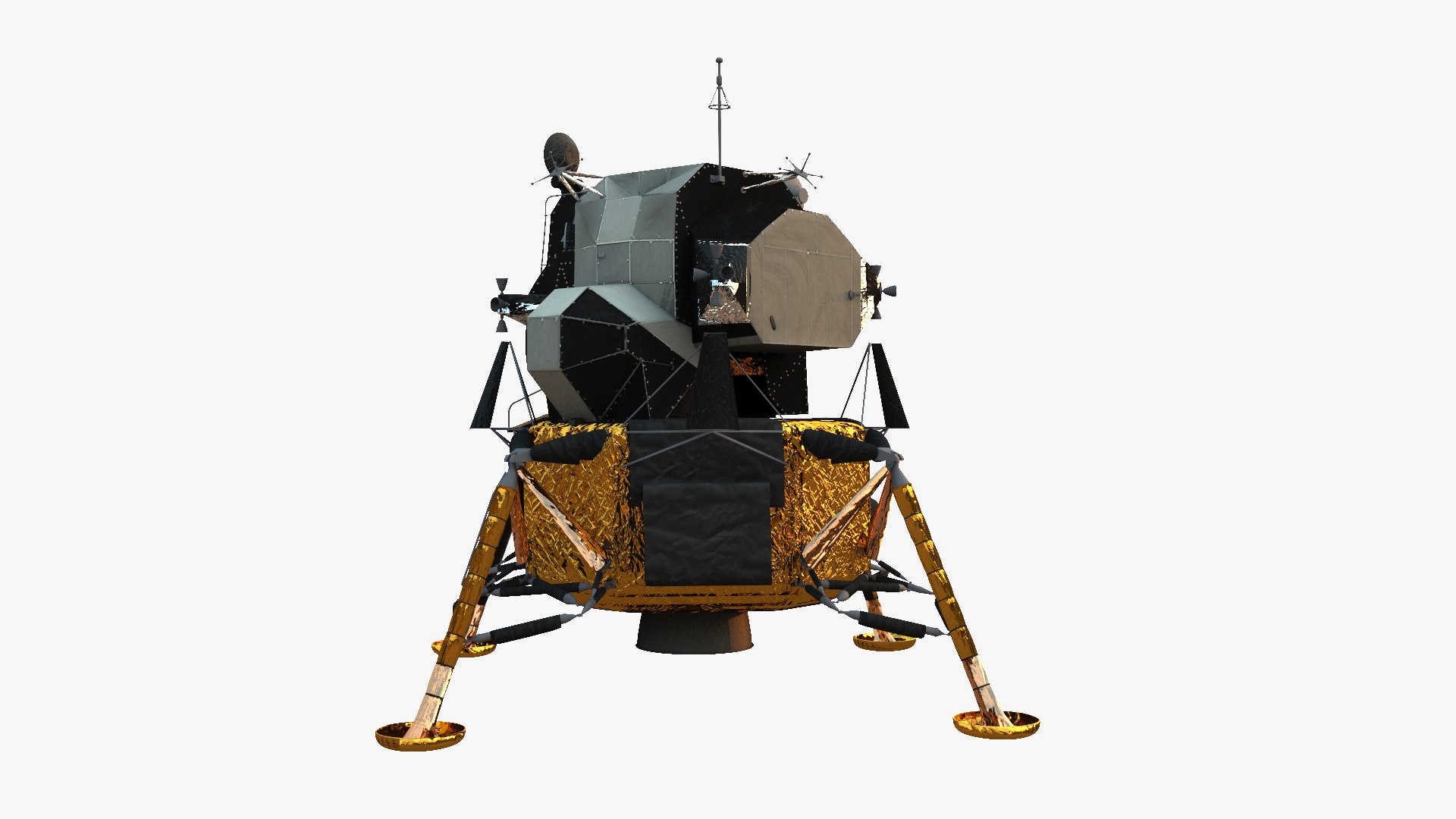 Lunar module apollo 11 3D model - TurboSquid 1195735