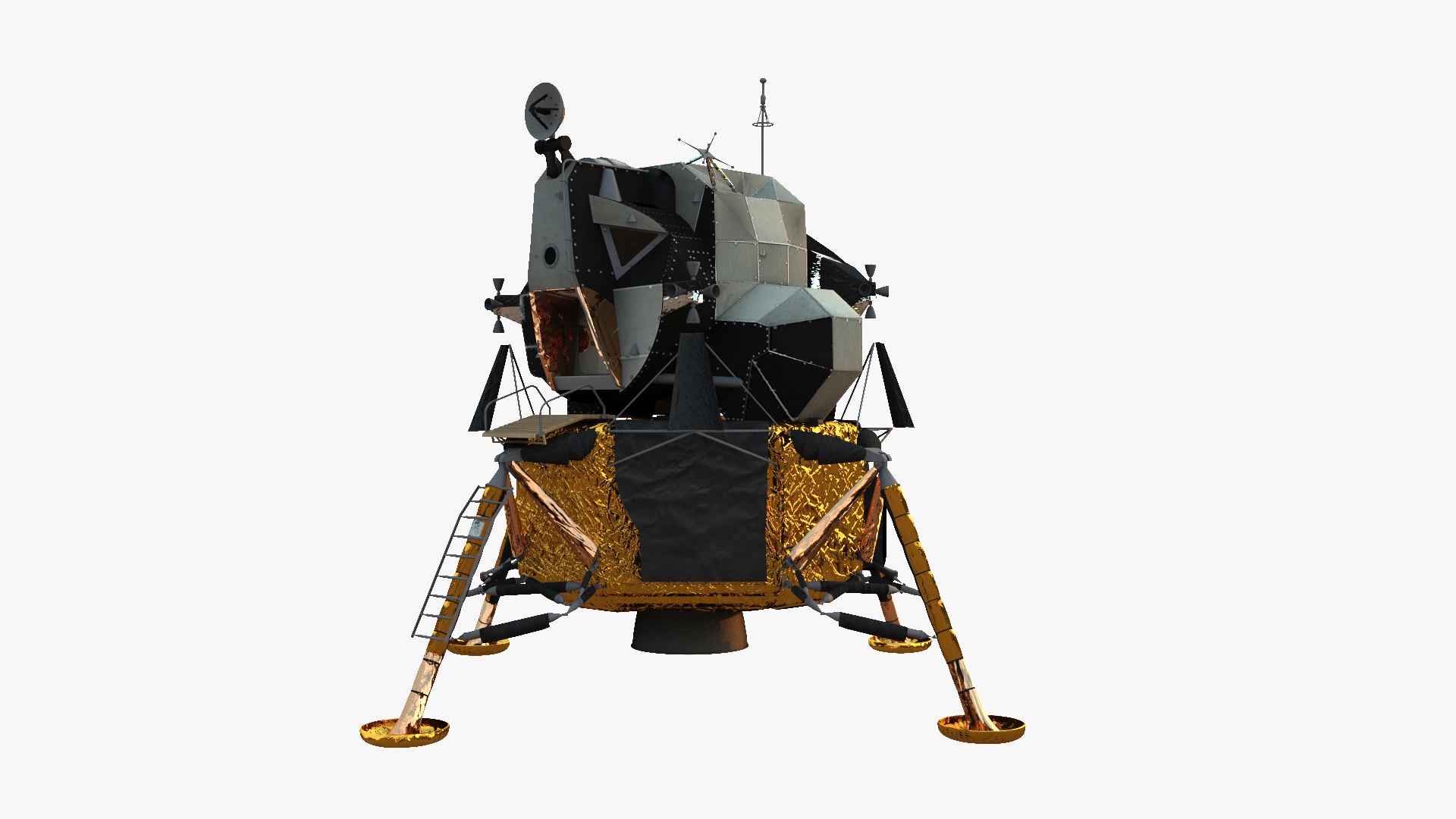 Lunar module apollo 11 3D model - TurboSquid 1195735
