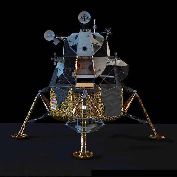 Lunar module apollo 11 3D model - TurboSquid 1195735